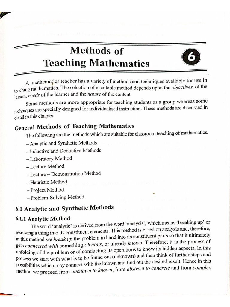 Methods of Teaching | PDF