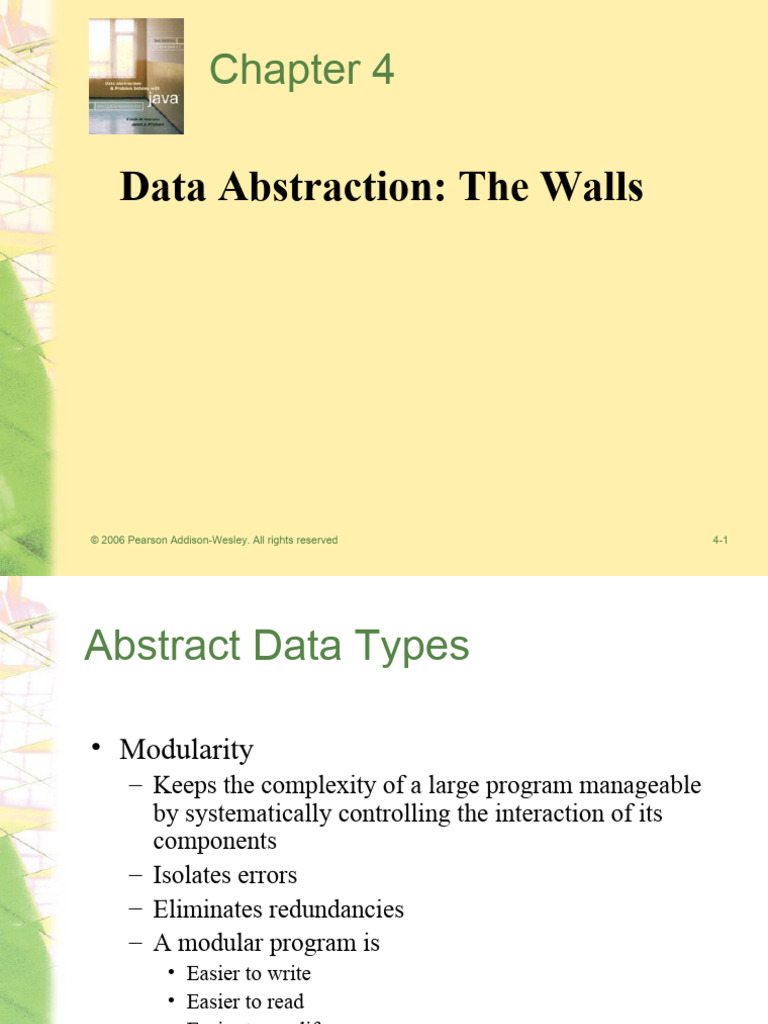 Pertemuan 9_Abstraksi Data_carrano_ppt04 | PDF | Class (Computer Programming) | Inheritance ...