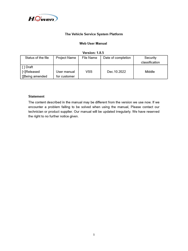 Howen Web User Manual of VSS - V1.8.5 | PDF | Email Address | Streaming ...
