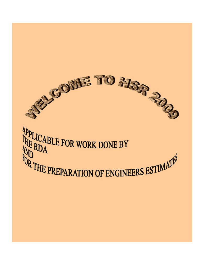 HSR New | Download Free PDF | Concrete | Road Surface