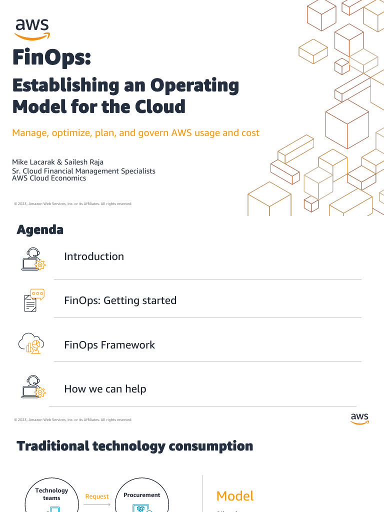 FinOps Establishing An Operating Model For The Cloud | Download Free PDF | Cloud Computing ...