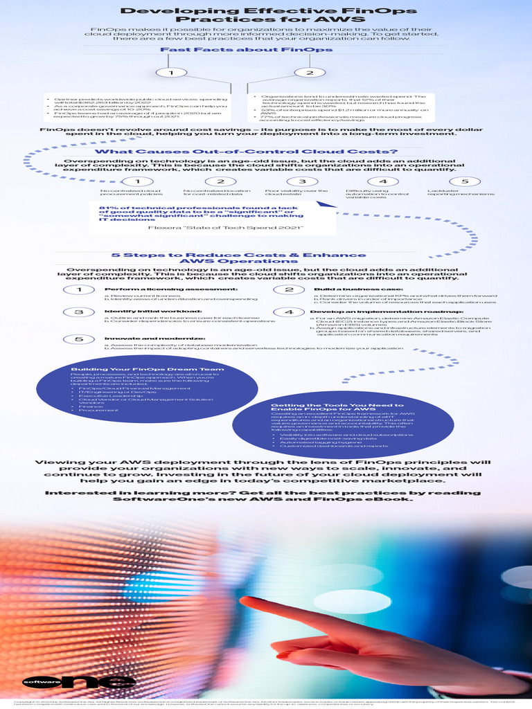 Infographic Developing Effective Finops Practices For Aws | PDF | Cloud Computing | Amazon Web ...