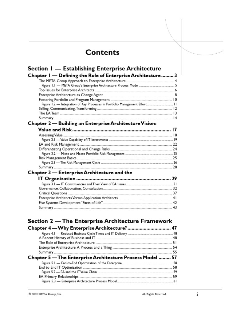 Eadr Toc | PDF | Enterprise Architecture | Business