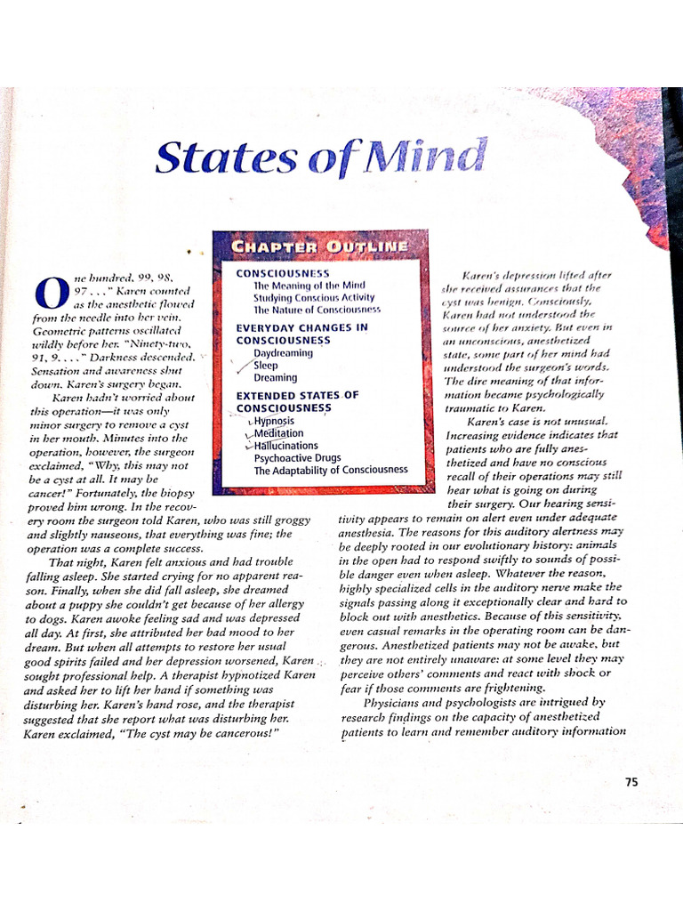 States of Mind | PDF