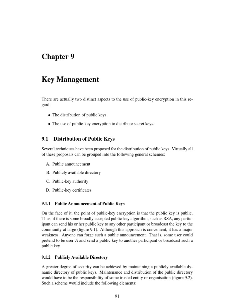 Key Management | PDF | Public Key Cryptography | Public Key Certificate