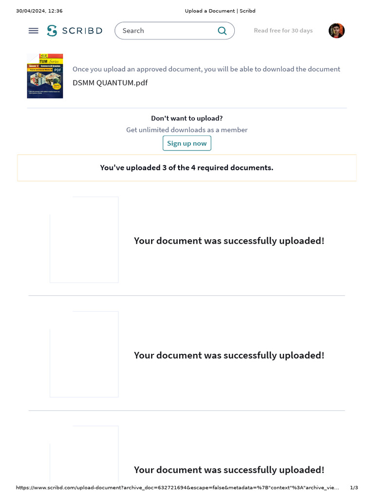 Upload A Document - Scribd | PDF | Scribd | Web 2.0