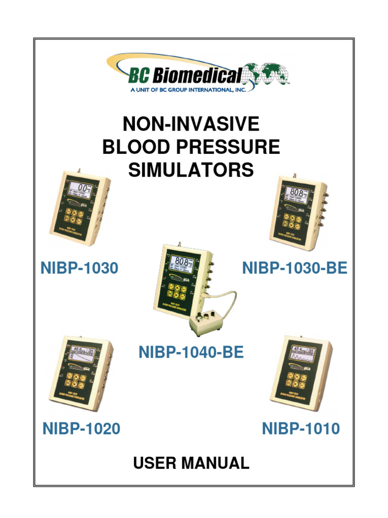 NIBP-1020 Series User Manual | PDF | Electromagnetic Compatibility ...