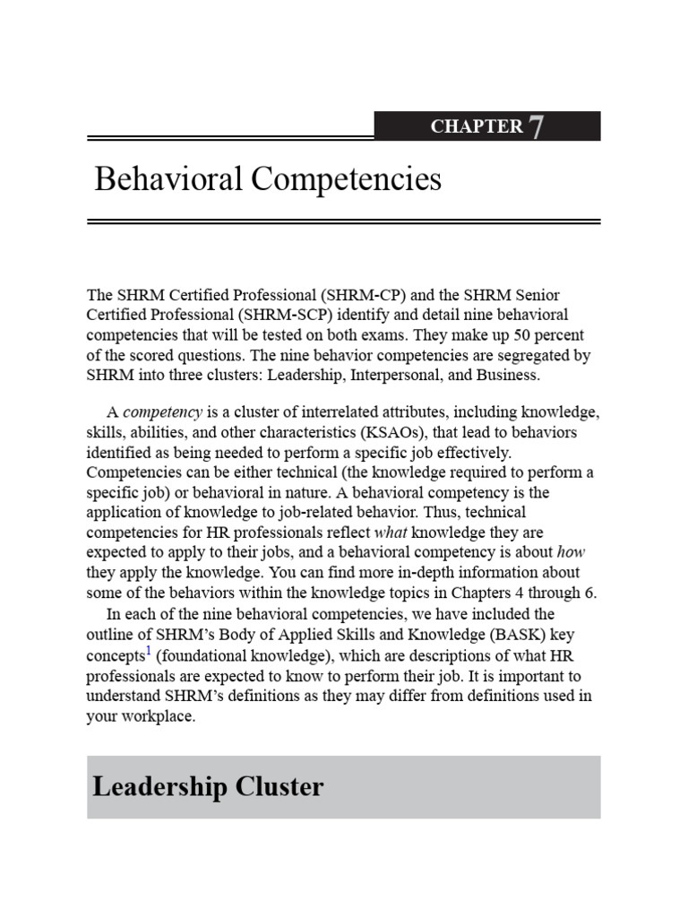 Leadership and Navigation Competency | PDF | Leadership | Motivational