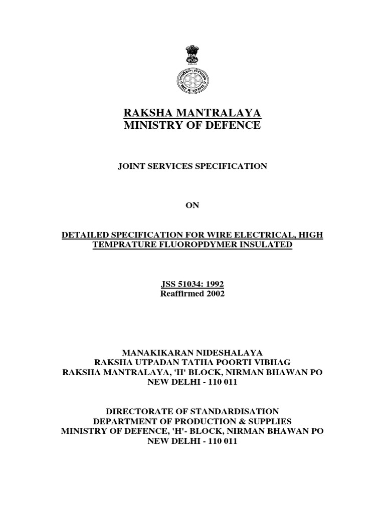 Jss 51034 1992 Pdf Electrical Resistance And Conductance