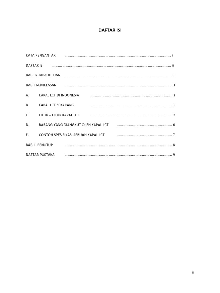 Daftar Isi | PDF