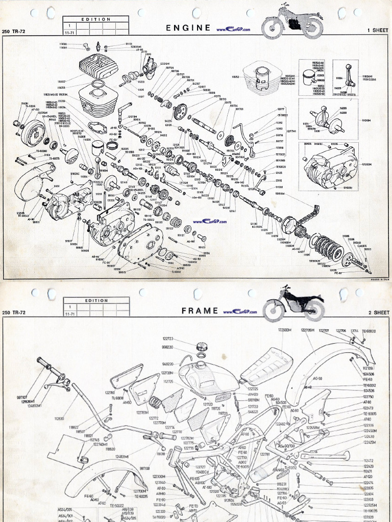 OSSA MAR 250 (1972) - Parts | PDF
