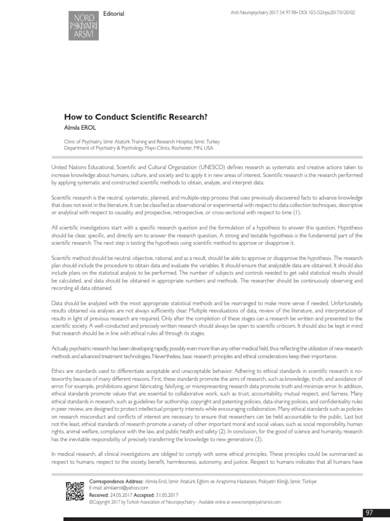 STS How To Conduct Scientific Research | PDF | Scientific Method | Data