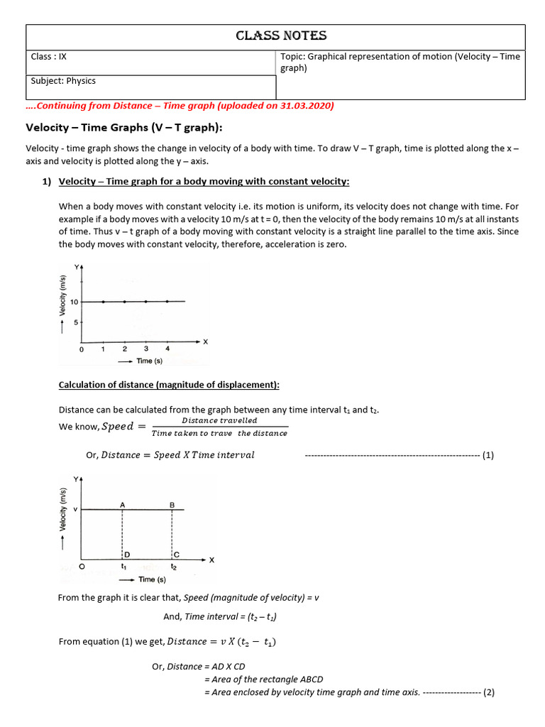 Ix Phy | PDF | Velocity | Acceleration