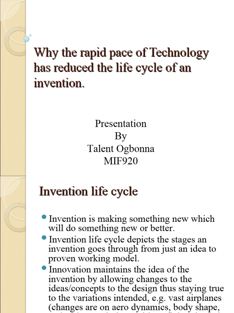 Why The Rapid Pace of Technology Has Reduced-1 | PDF