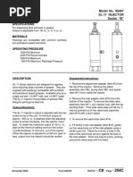 SL-1 Injector 817 | PDF | Valve | Piston