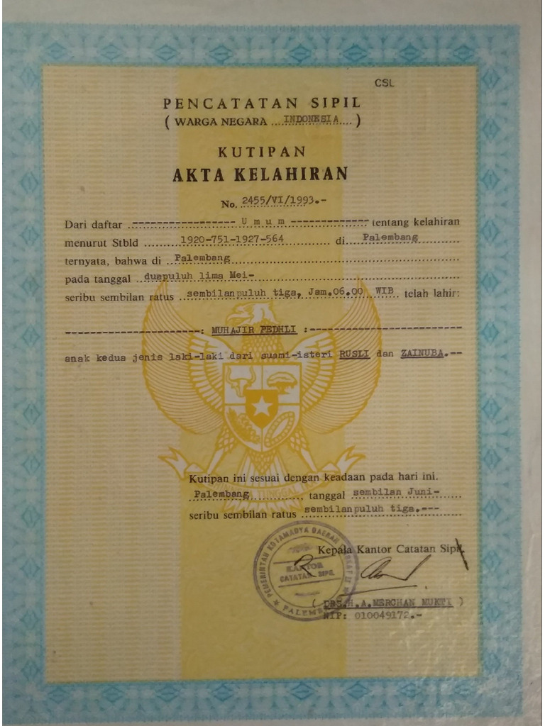 Sertifikat Fadhli | PDF