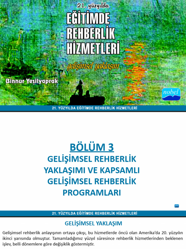 Gelişimsel Rehberlik Yaklaşımı | PDF