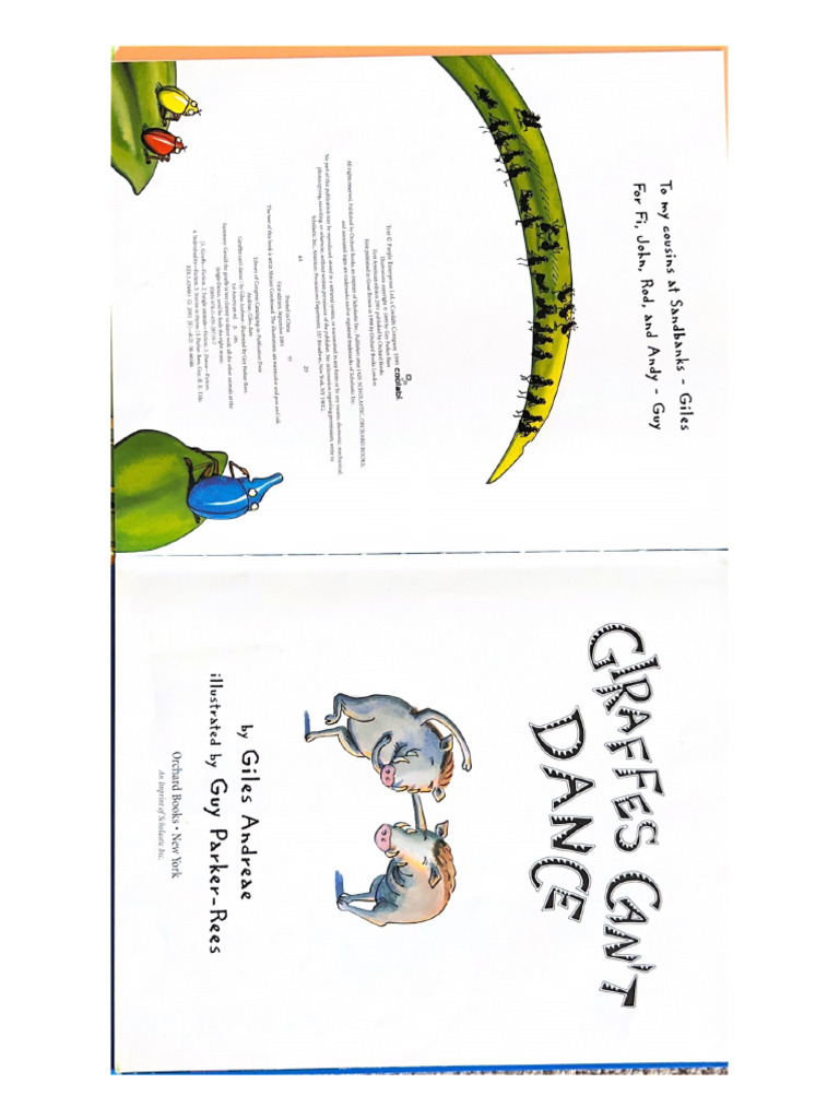 giraffes cant dance | PDF