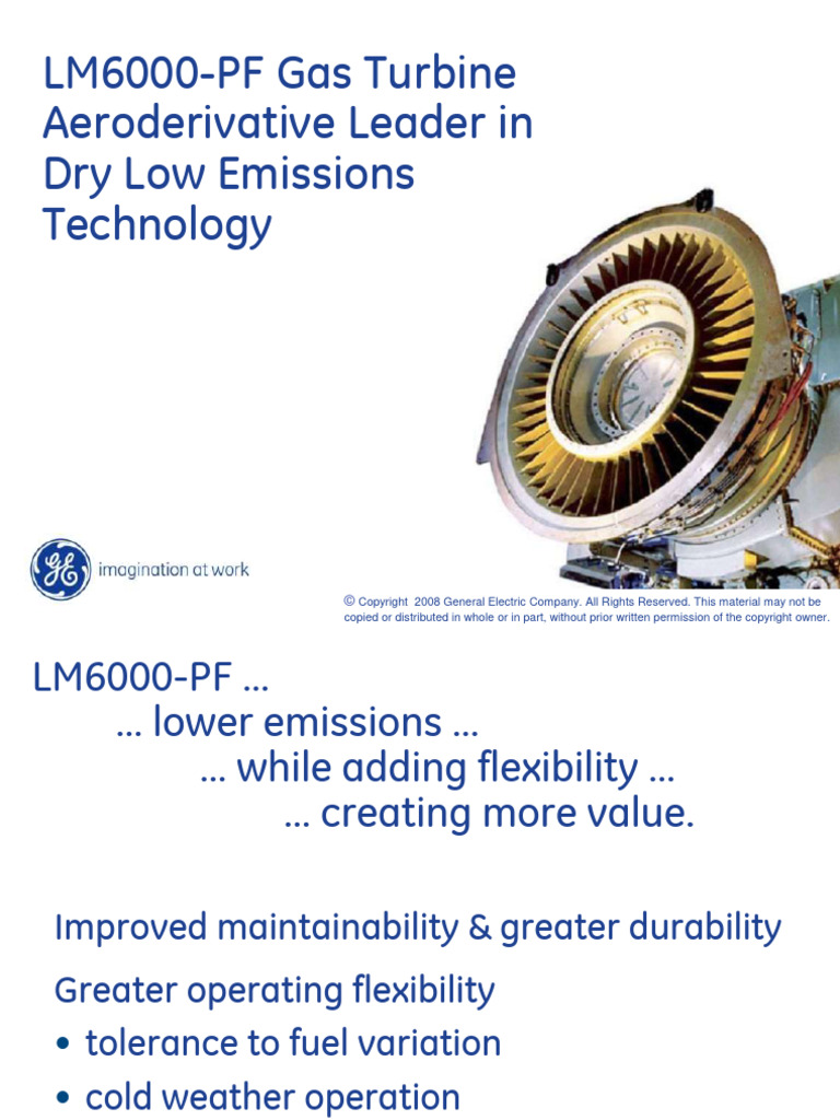 2a LM6000 DLE Evolution | PDF | N Ox | Internal Combustion Engine