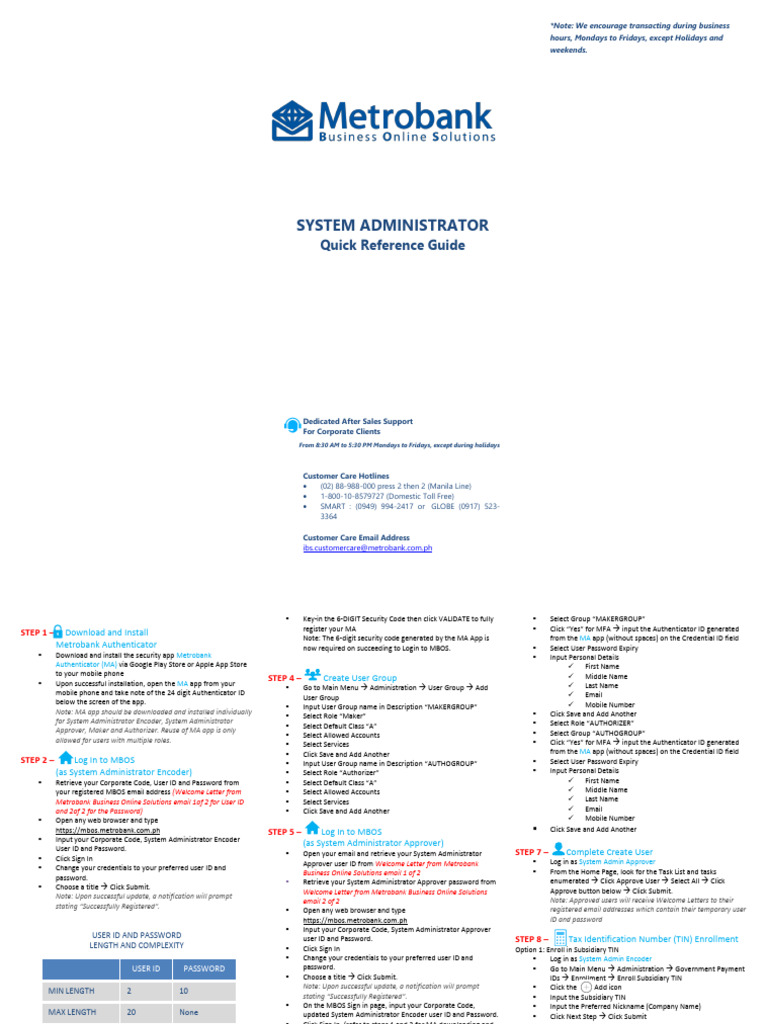 System Admin Setup Guide v4 1 | PDF | Mobile App | Password
