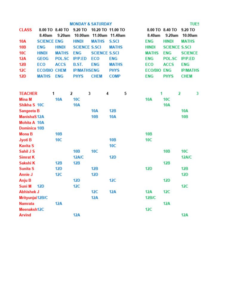 Extra Classes 2024-2025 | PDF