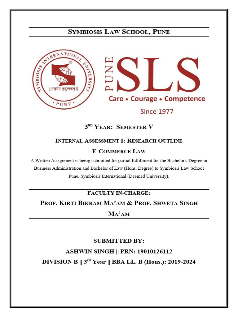 E-Commerce Law: Intermediary Analysis in India | PDF | Survey Methodology