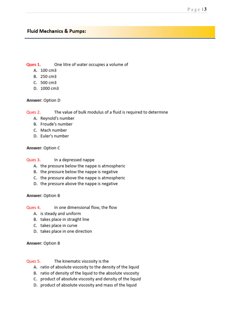 GME Mech Questions Modified | PDF | Buoyancy | Fluid Dynamics