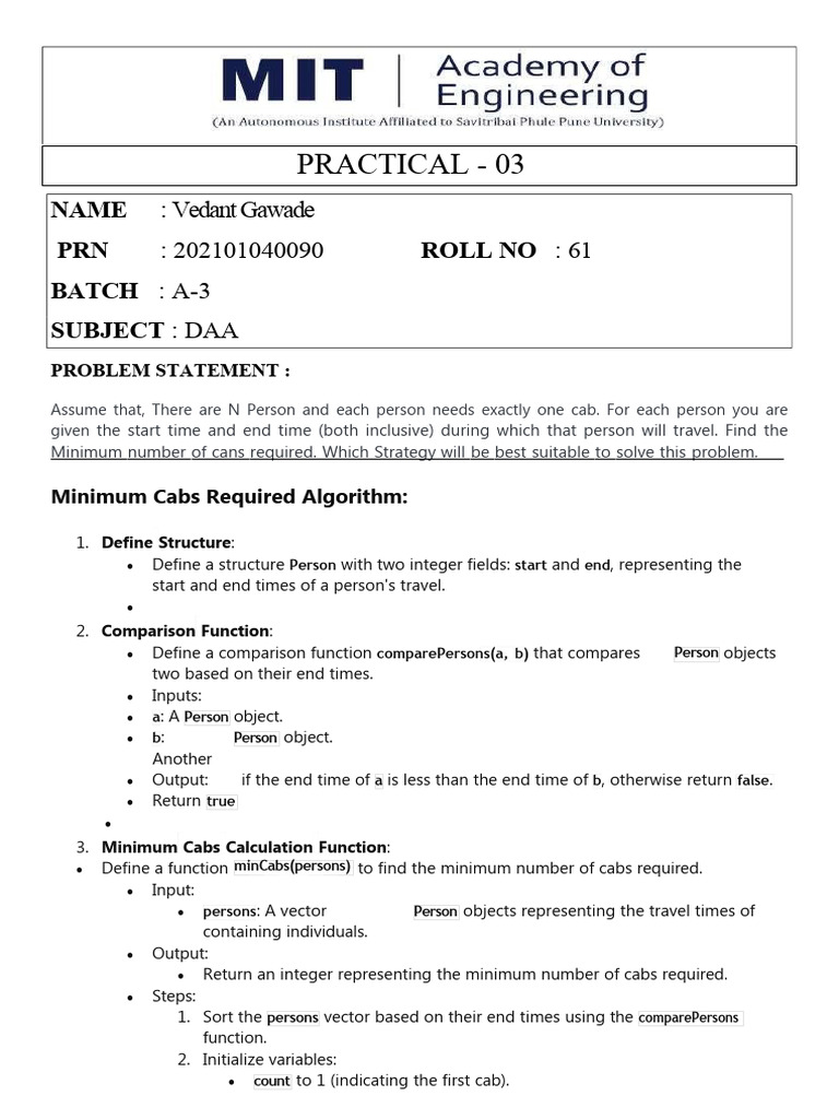 61_PRACTICAL_03 | PDF | Function (Mathematics) | Software Engineering