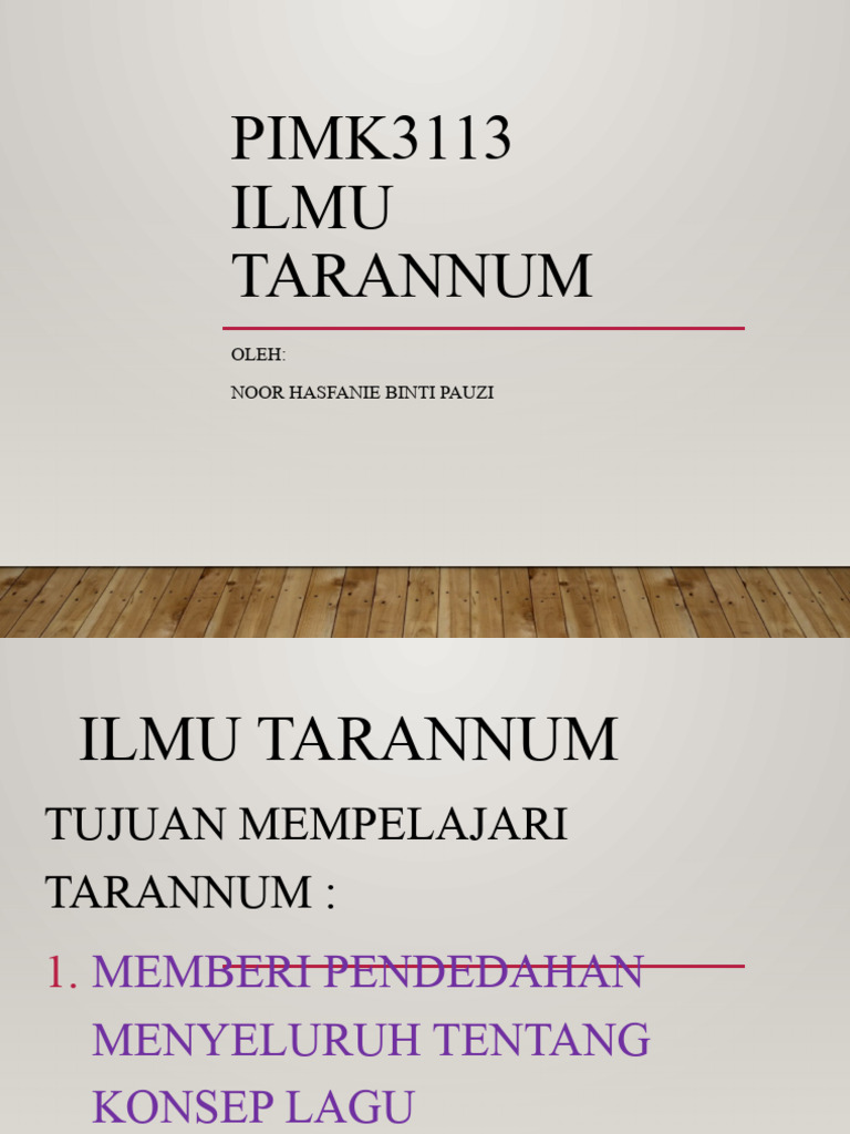 Ilmu Tarannum-new (1) | PDF