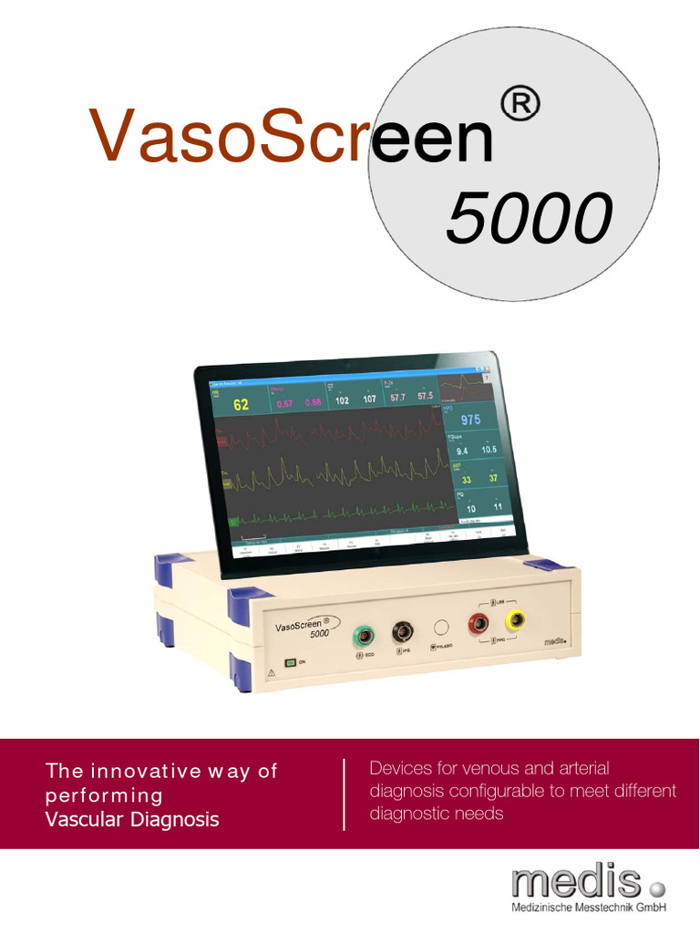 VasoScreen 5000-Brochure (1) | PDF | Vein | Thrombosis