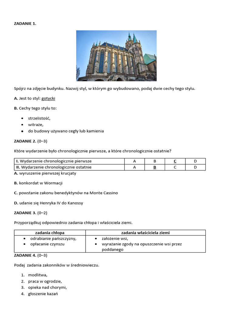 Hist - SP - 4 - 8 - Historia - KL - 5 - Sprawdzian - 5 - Spolecze Tosia ...