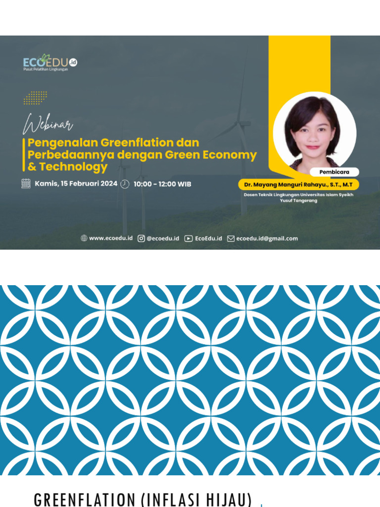 Dampak Greenflation pada Ekonomi Berkelanjutan | PDF