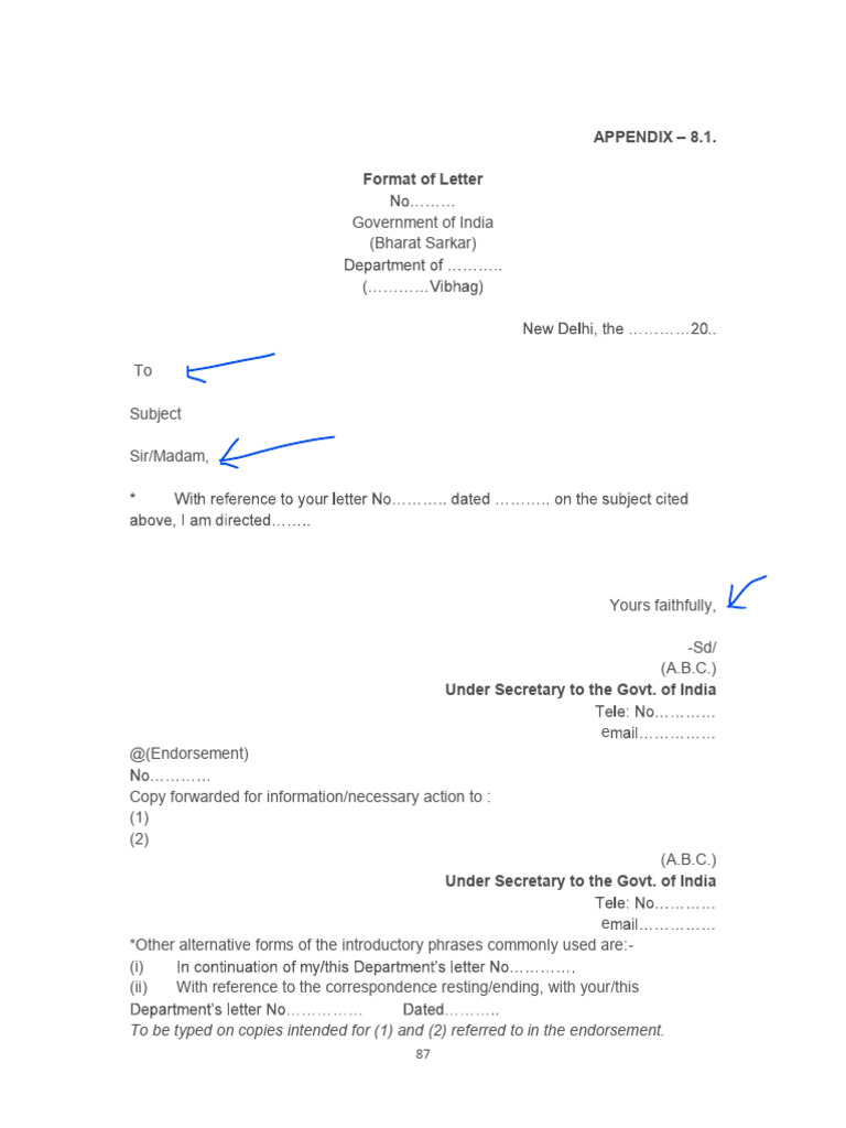 Draft Formats MOP | PDF | Government Of India | Justice
