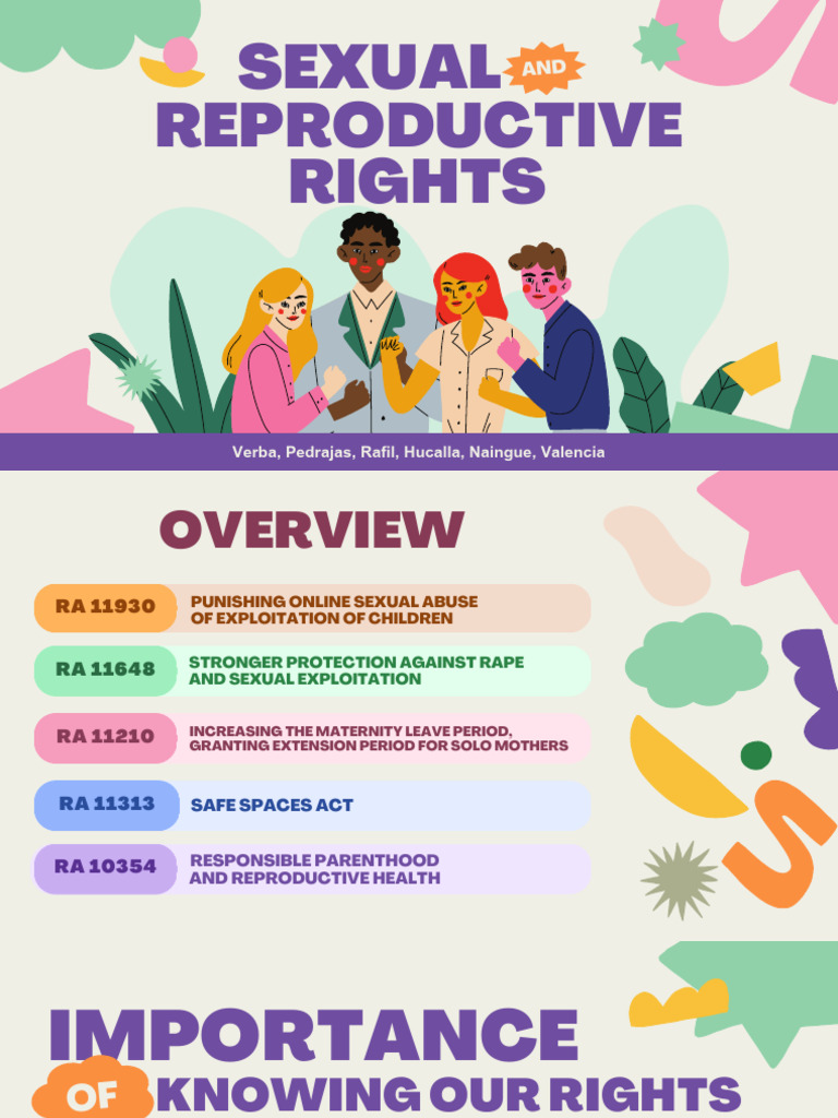 Sexual Reproductive Rights | PDF | Family Planning | Sexual Harassment