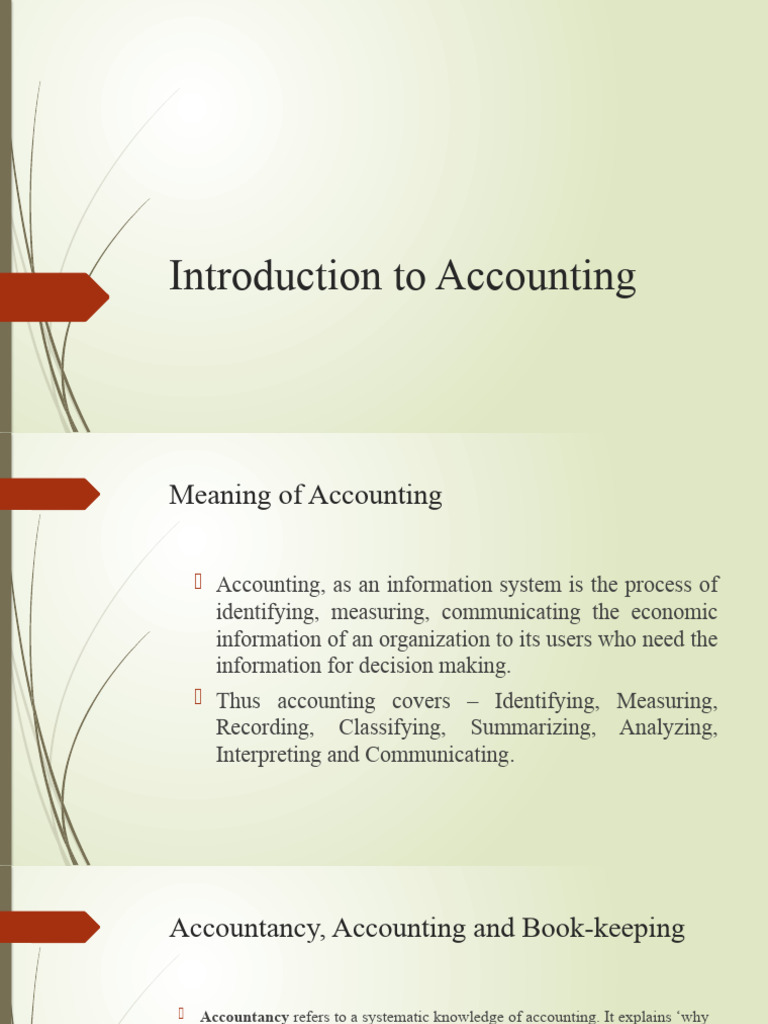 Accounting: Recording and Interpreting Data | PDF | Accounting | Financial Accounting