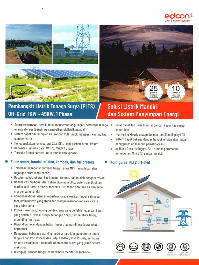 BROSUR SOLAR PANEL | PDF | Workstation | Digital Signal Processor