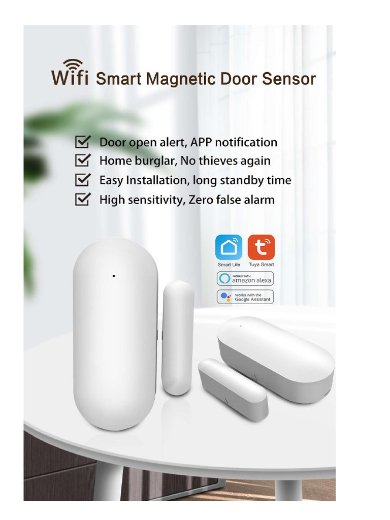 B69 - Tuya Smart Wifi Door Window Sensor | PDF