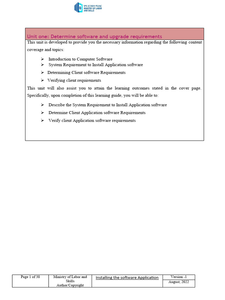 Unit one | PDF | Software | Computer Science