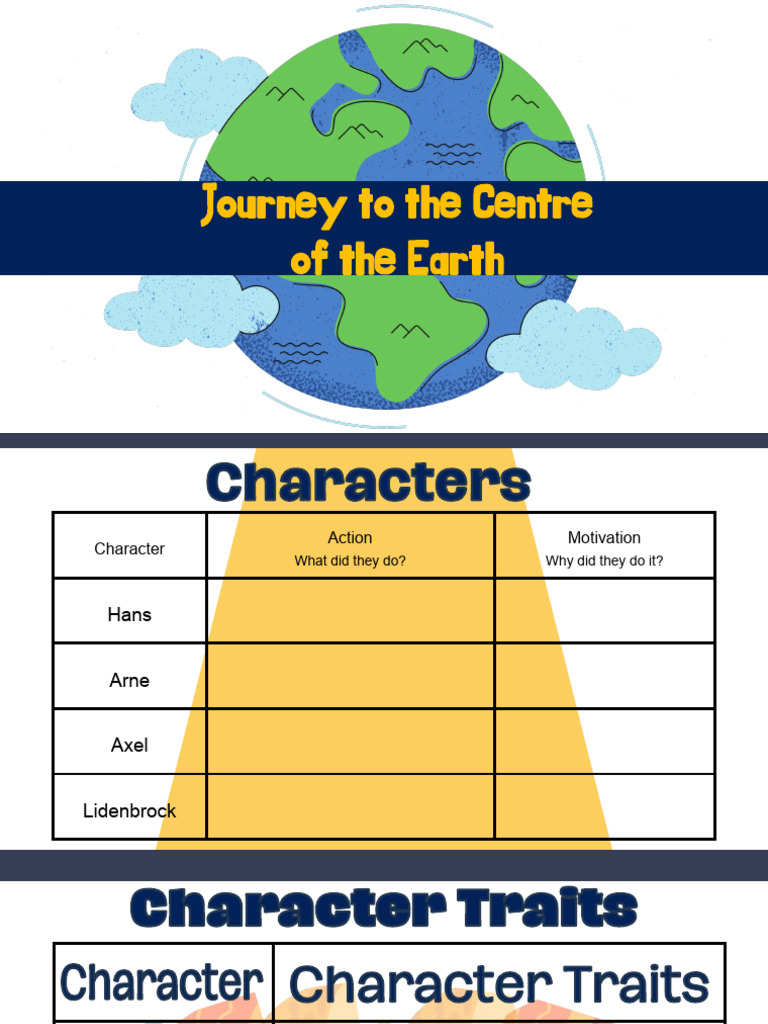F - Journey To The Centre of The Earth - Stude | PDF | Language Arts ...