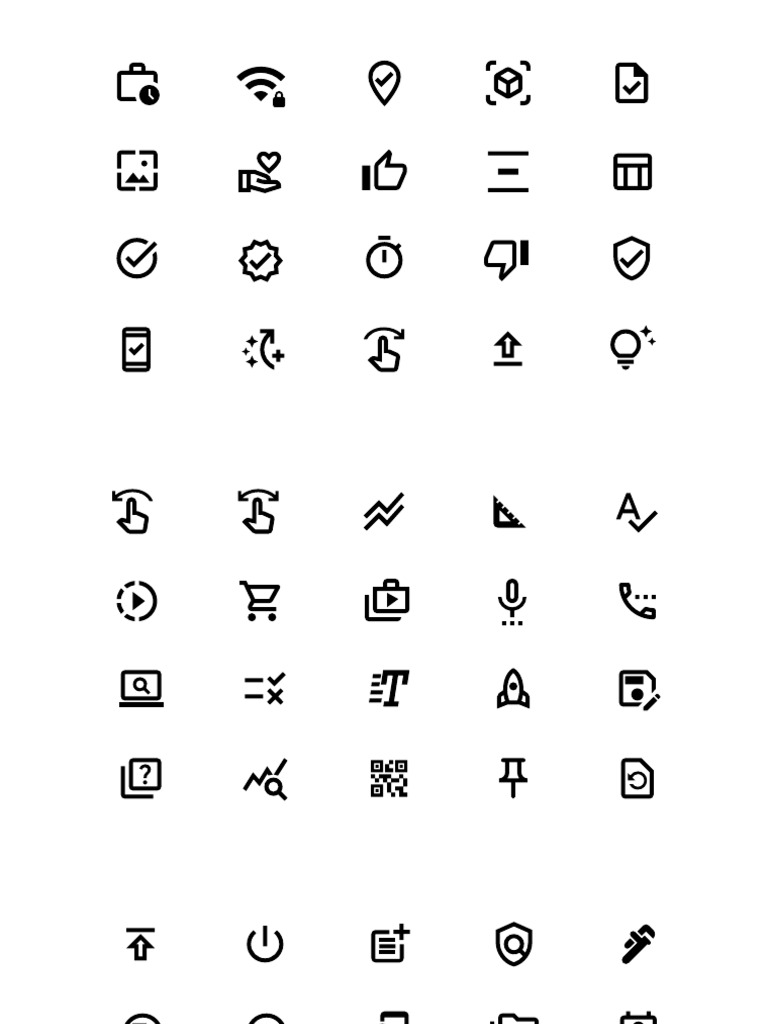 Icons from Google Font | PDF