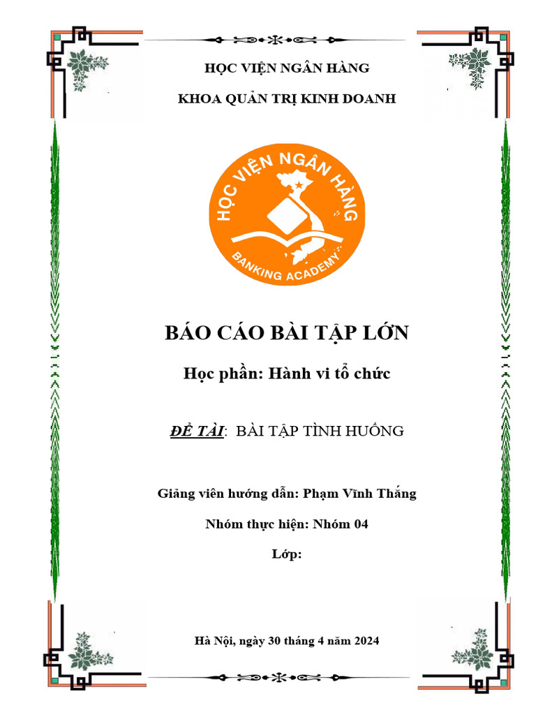 Hành VI T CH C | PDF
