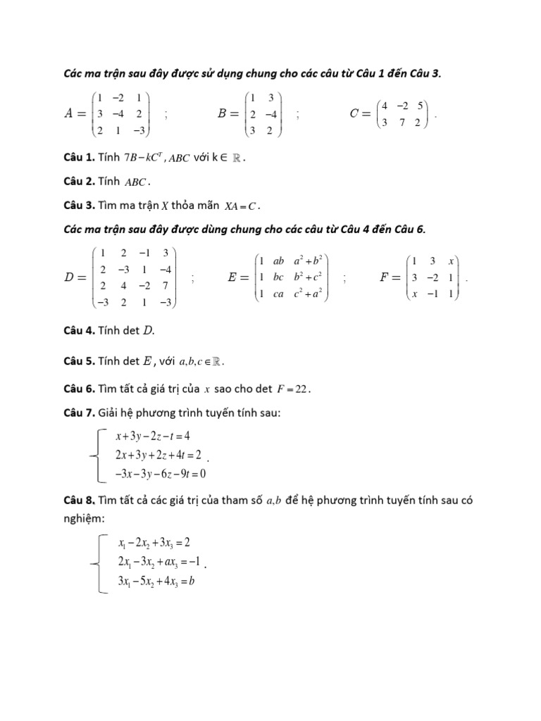 Dai So Tuyen Tinh B | PDF