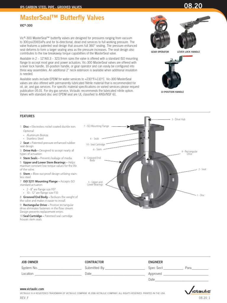 Vic 300 MS | PDF | Valve | Pipe (Fluid Conveyance)