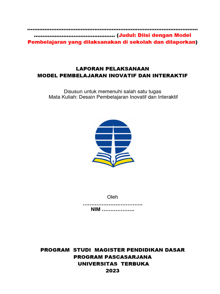 FORMAT TUGAS 3 MPDR5203 20241 Laporan Tugas 3 Matakuliah MPDR5203 | PDF | Karier & Perkembangan