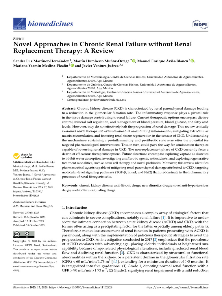 Novel Approaches in Chronic Renal Failure Without Renal | Download Free ...