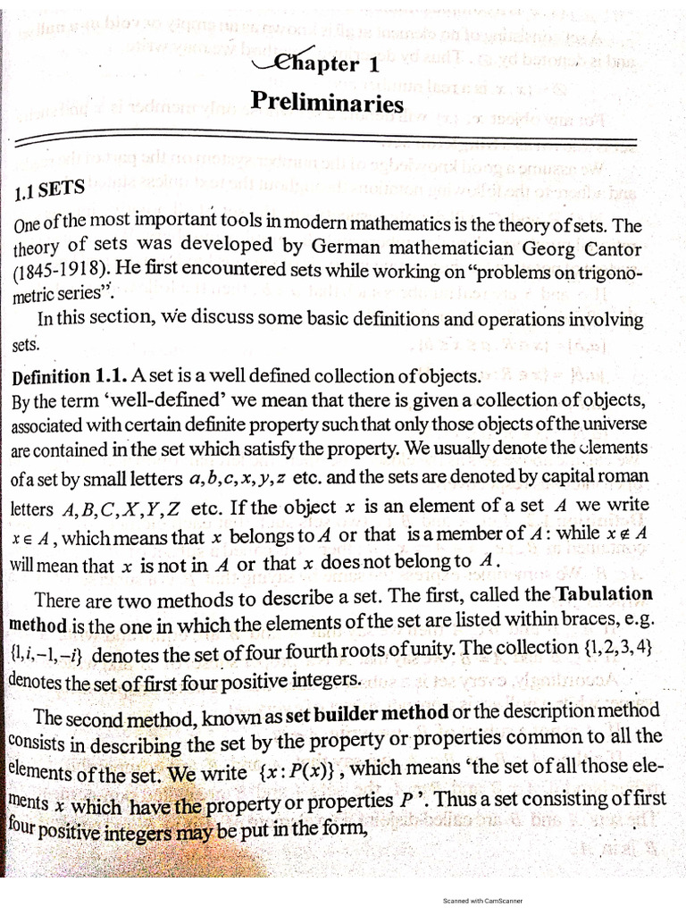 Element of Analysis | PDF