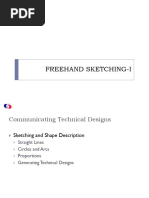 Free Hand Sketching - Free Hand Drawing Lecture Notes | PDF | Ellipse ...