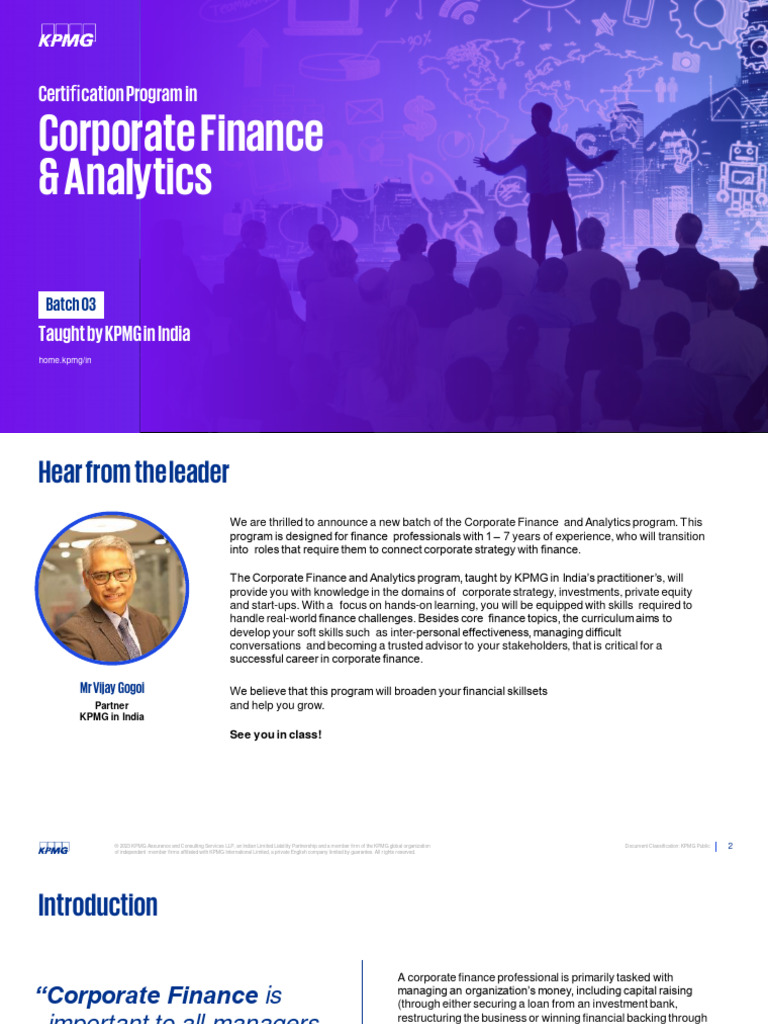 Corporate Finance Analytics | PDF | Valuation (Finance) | Capital Budgeting
