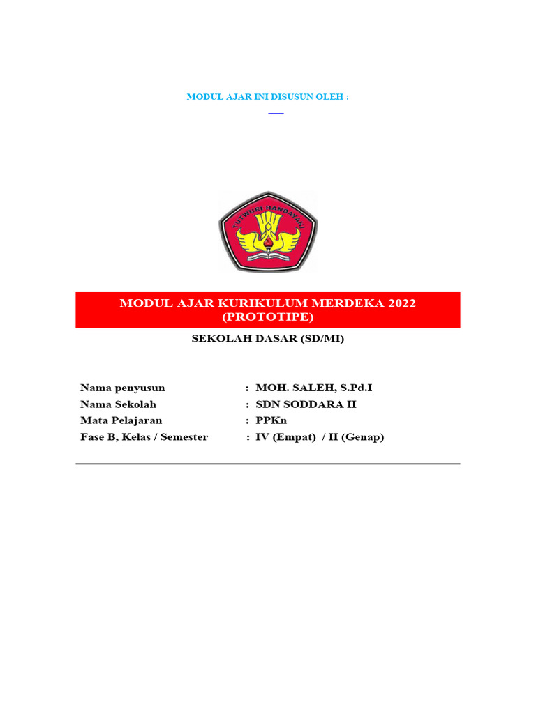 Modul Ajar Pak Sale | PDF