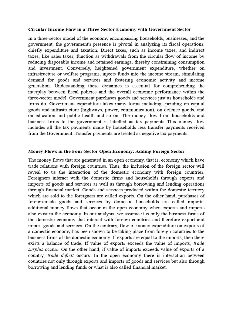 Eco Notes | PDF | Macroeconomics | Money